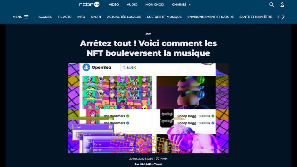Article | Arrêtez tout ! Voici comment les NFT bouleversent la musique ...
